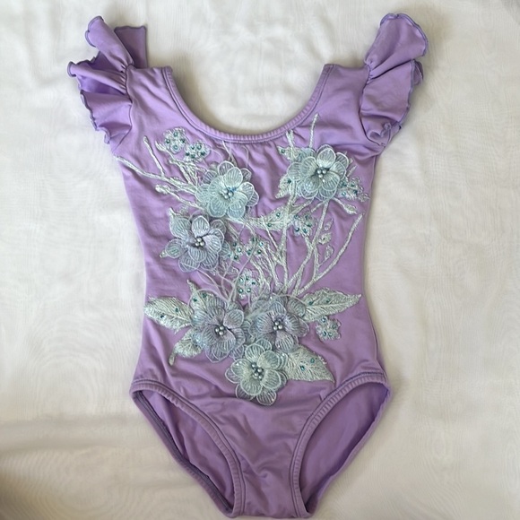 Leotard boutique | Costumes | Handmade Leotard By Leotard Boutique With Beautiful 3d Floral ...